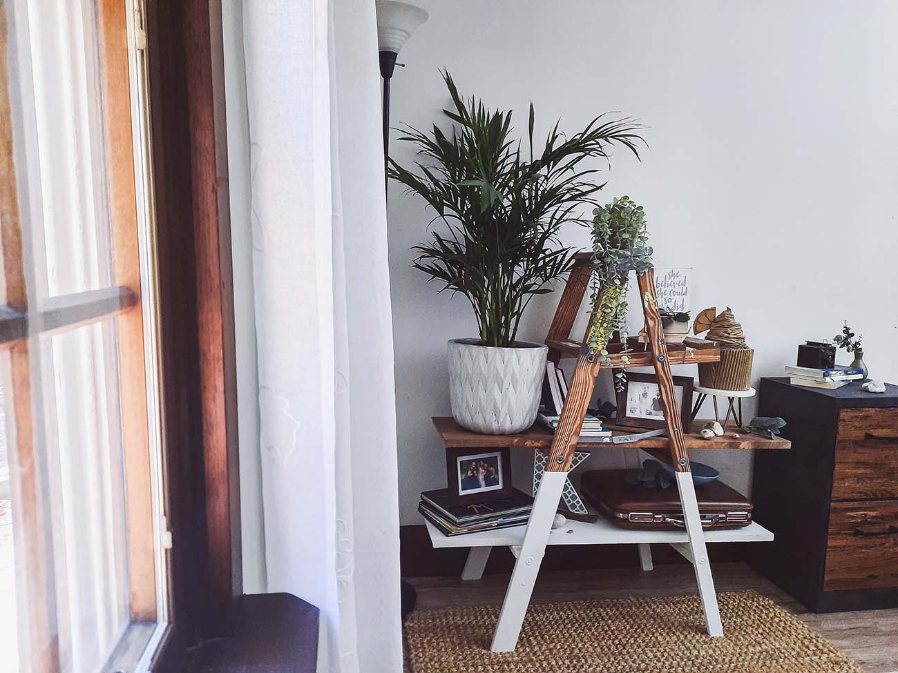 9 Unique Ladder Décor Ideas That Will Transform Your Home - Katie T's Home