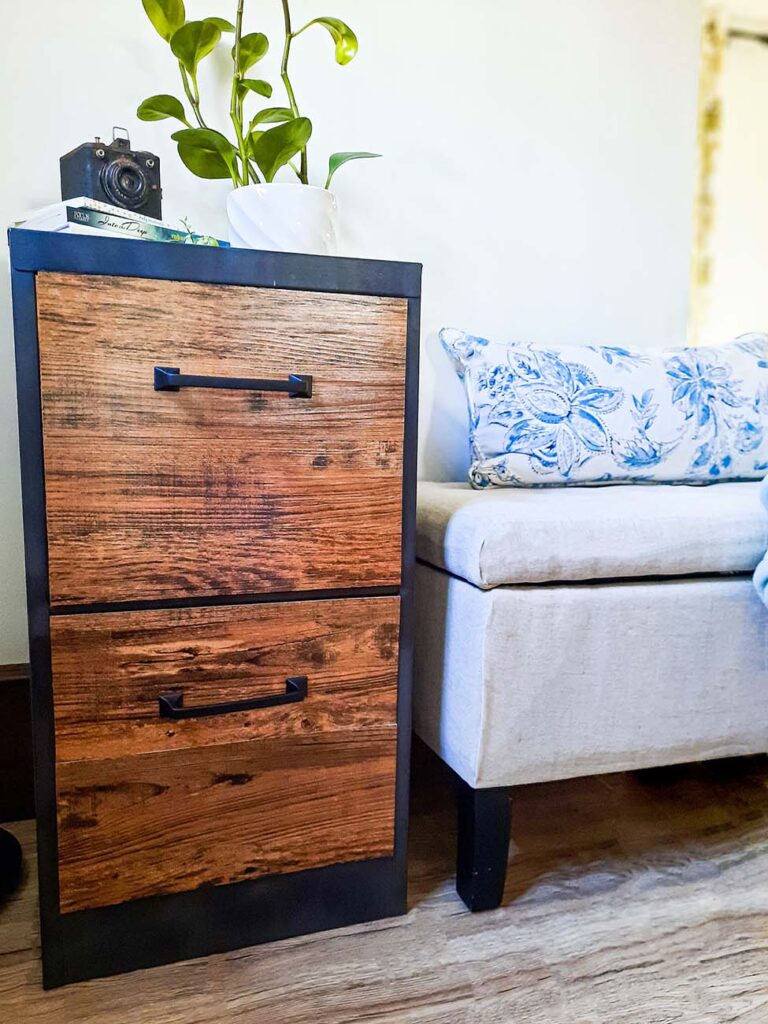 Best Filing Cabinet Makeover Idea - KATIE T'S HOME