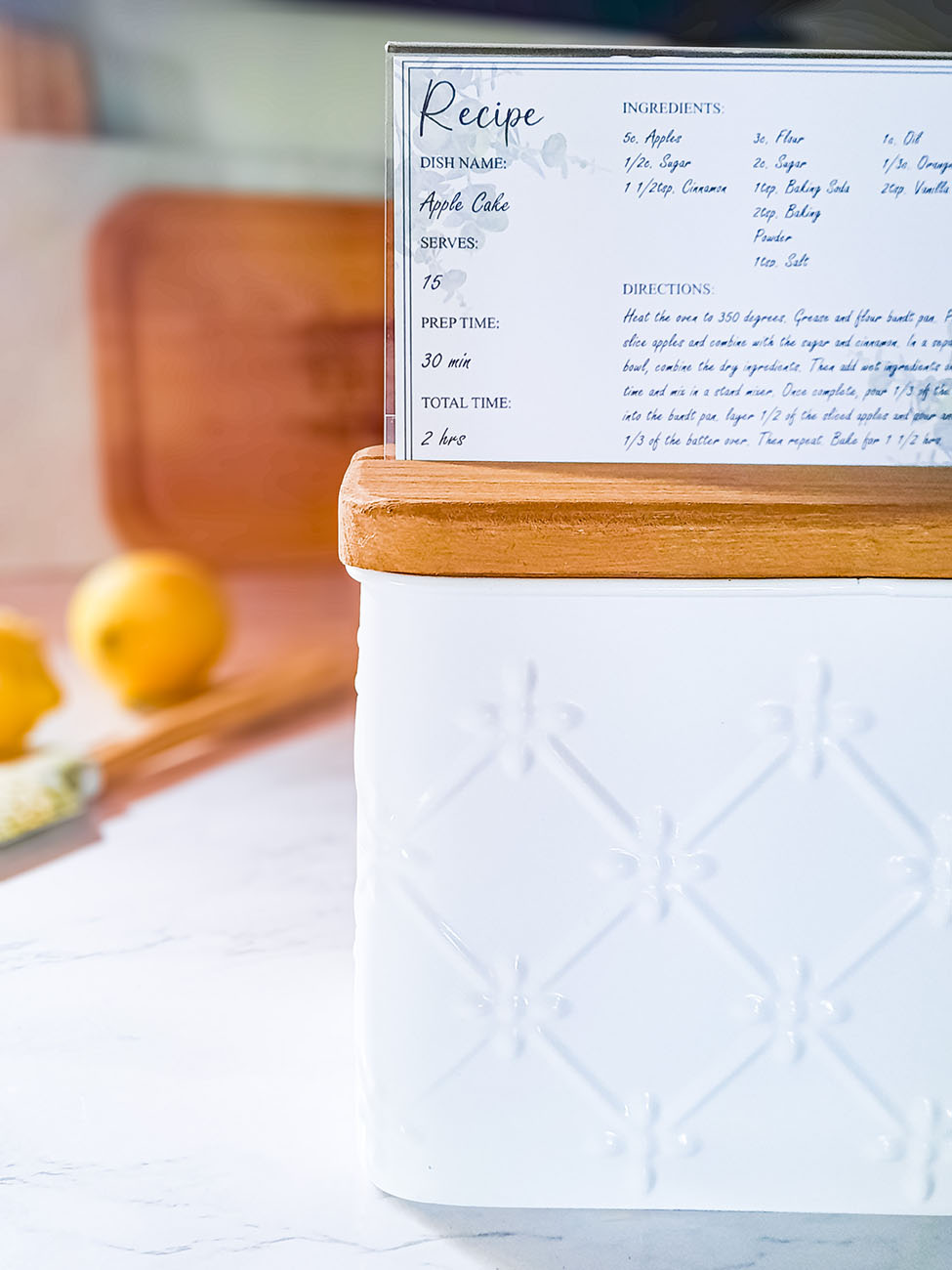 How to Use these Easy Printable AND Fillable Recipe Cards