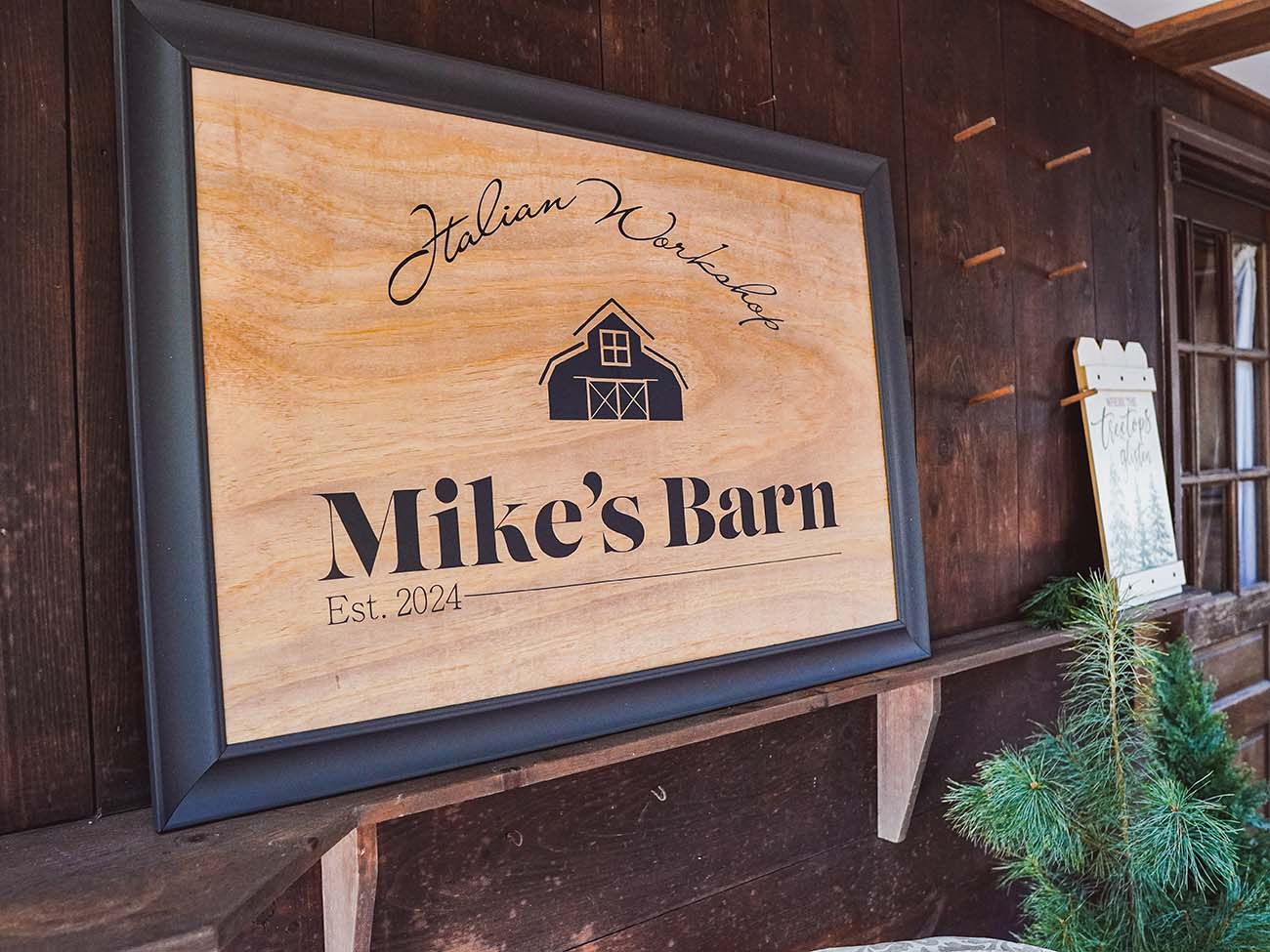 DIY Wooden Sign for the Workshop: Easy Custom Wood Projects for ...